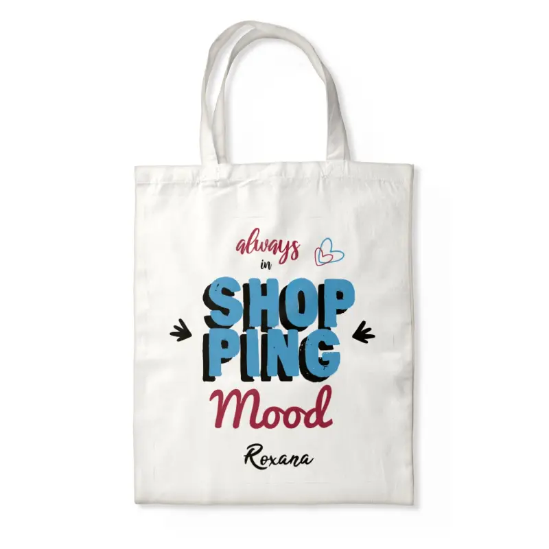 Sacosa Personalizata - Shopping mood